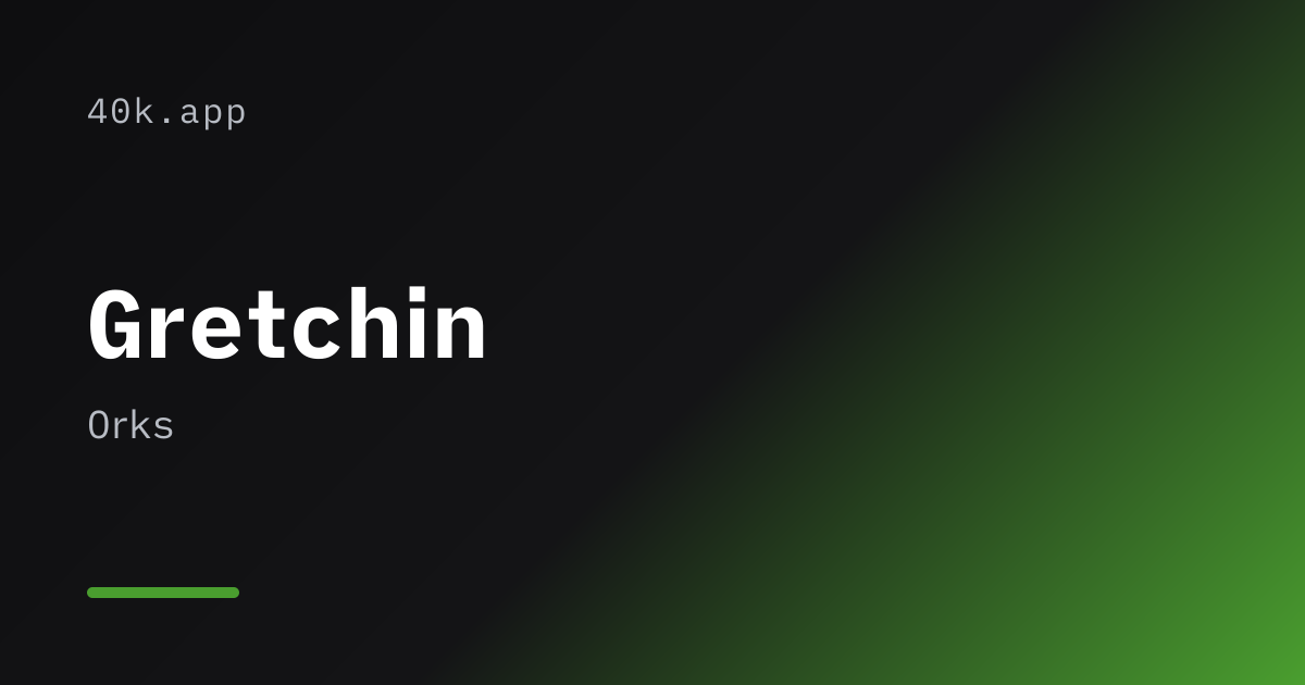 Gretchin updates – Orks | 40k.app